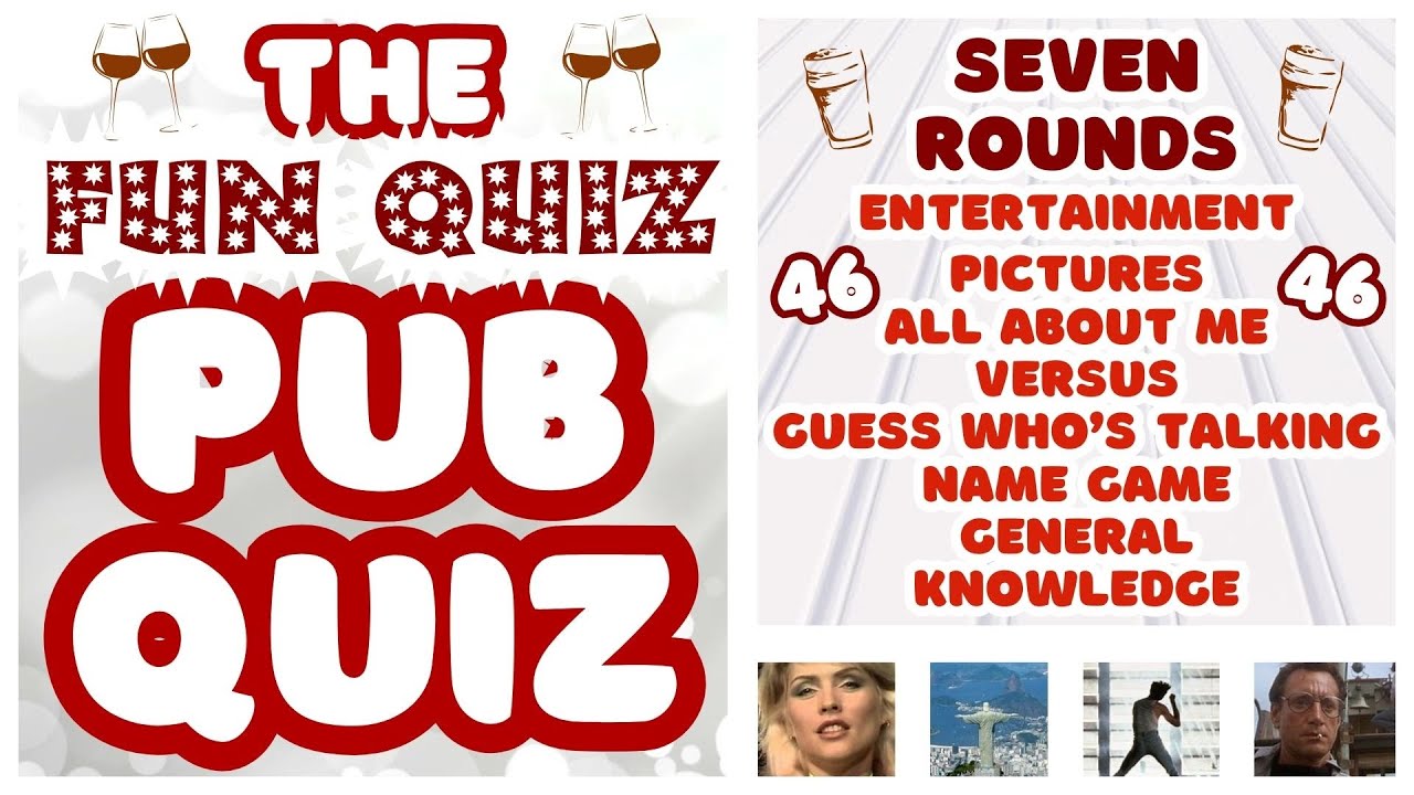 The MEGA Pub Quiz No46 - 7 Different Rounds - 38 Questions & Answers ...