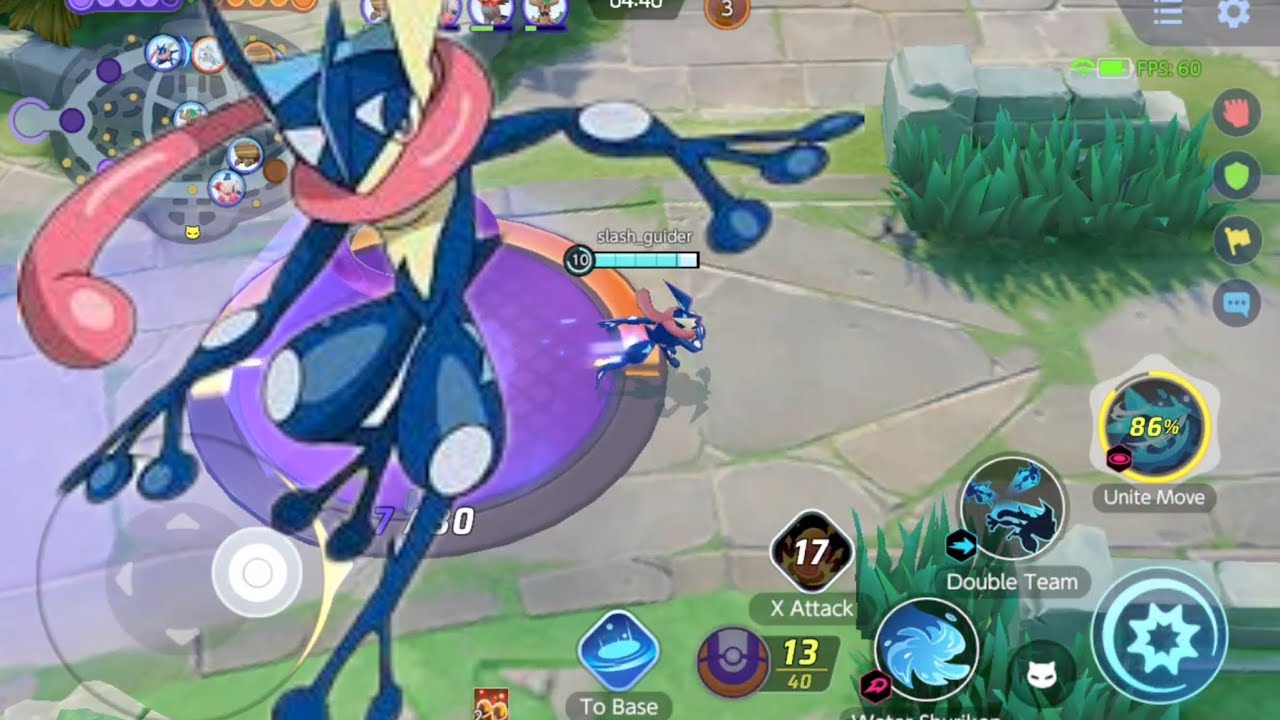 pokemon unite gameplay (Greninja) MVP! - YouTube
