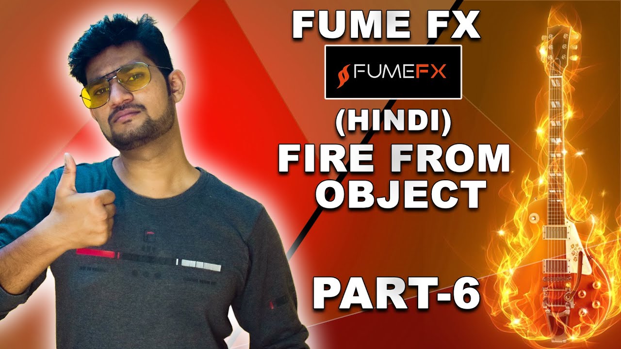 3ds max fumefx explosion tutorial part - 9 of 9 Fire from object (HINDI) || Tutomator - YouTube