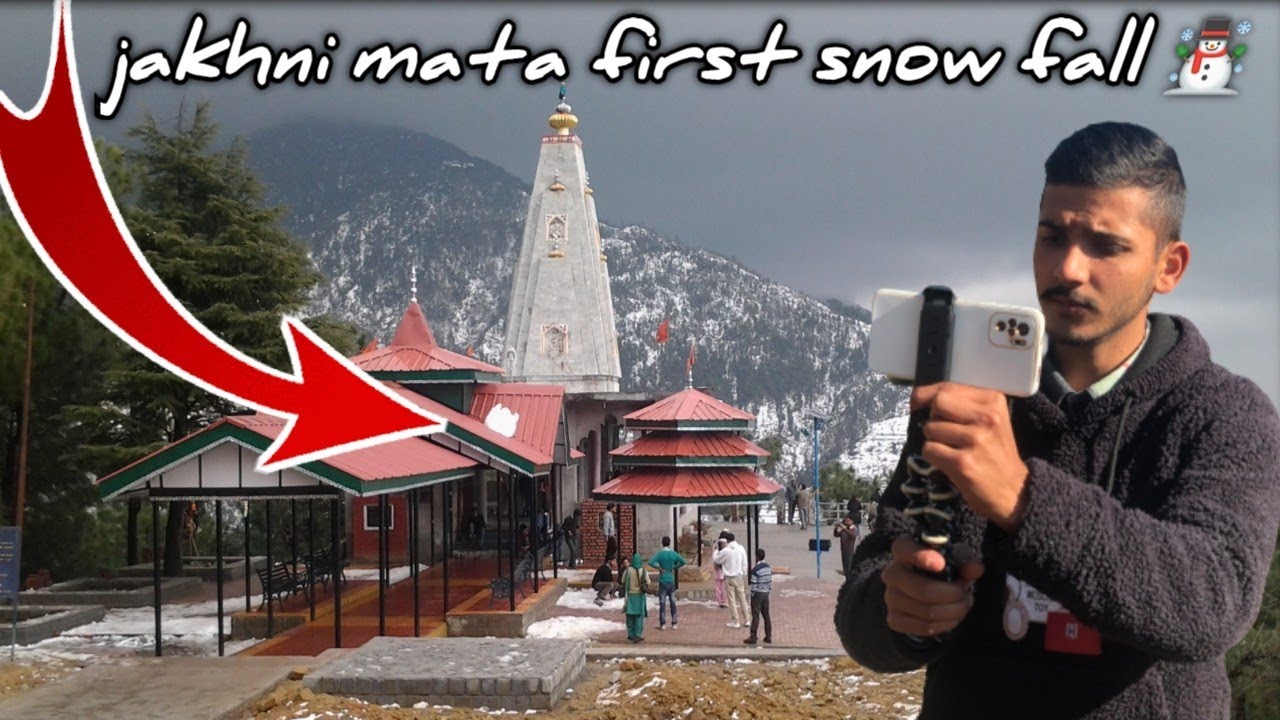 Jakhni mata first snowfall || A tour of Jakhni temple|| - YouTube