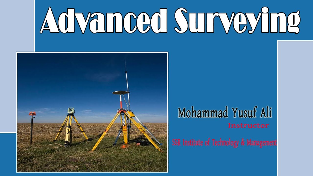 Advanced Surveying- Chapter-11 - YouTube