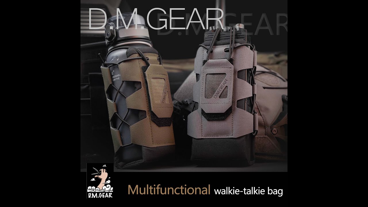 DMGear Walkie-Talkie Bag Water Bottle Bag, MOLLE Sub-Package, Multi ...