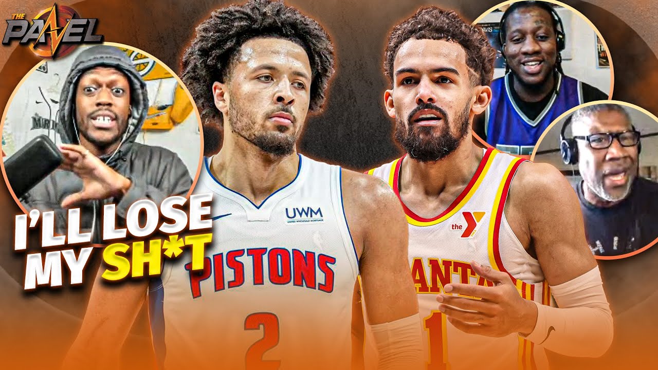 The Panel CRASH OUT Over Cade Cunningham vs Trae Young - YouTube