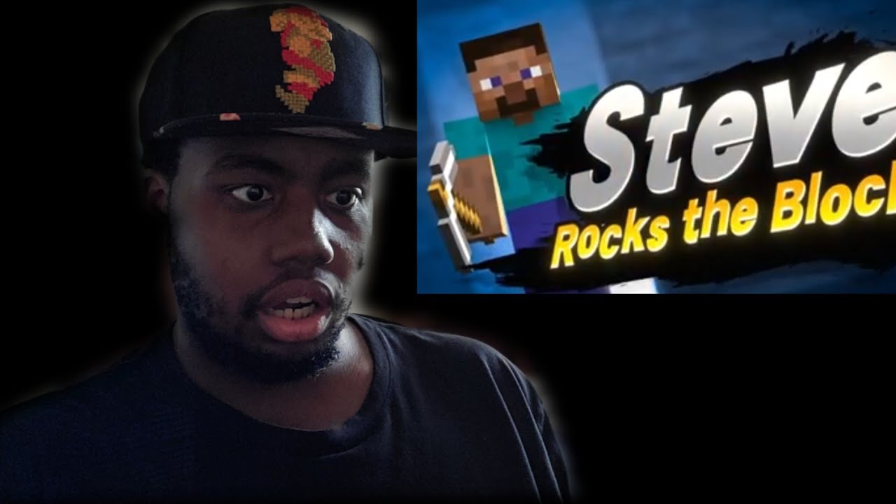 Super Smash Bros. Ultimate: Steve Rocks The Block | Reaction - YouTube