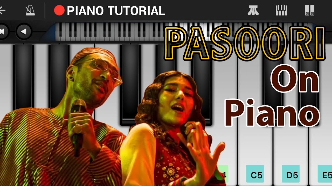 Pasoori On Perfect Piano | Piano Tutorial - YouTube
