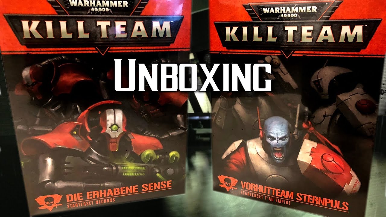 Unboxing Kill Team Necrons & Tau - YouTube
