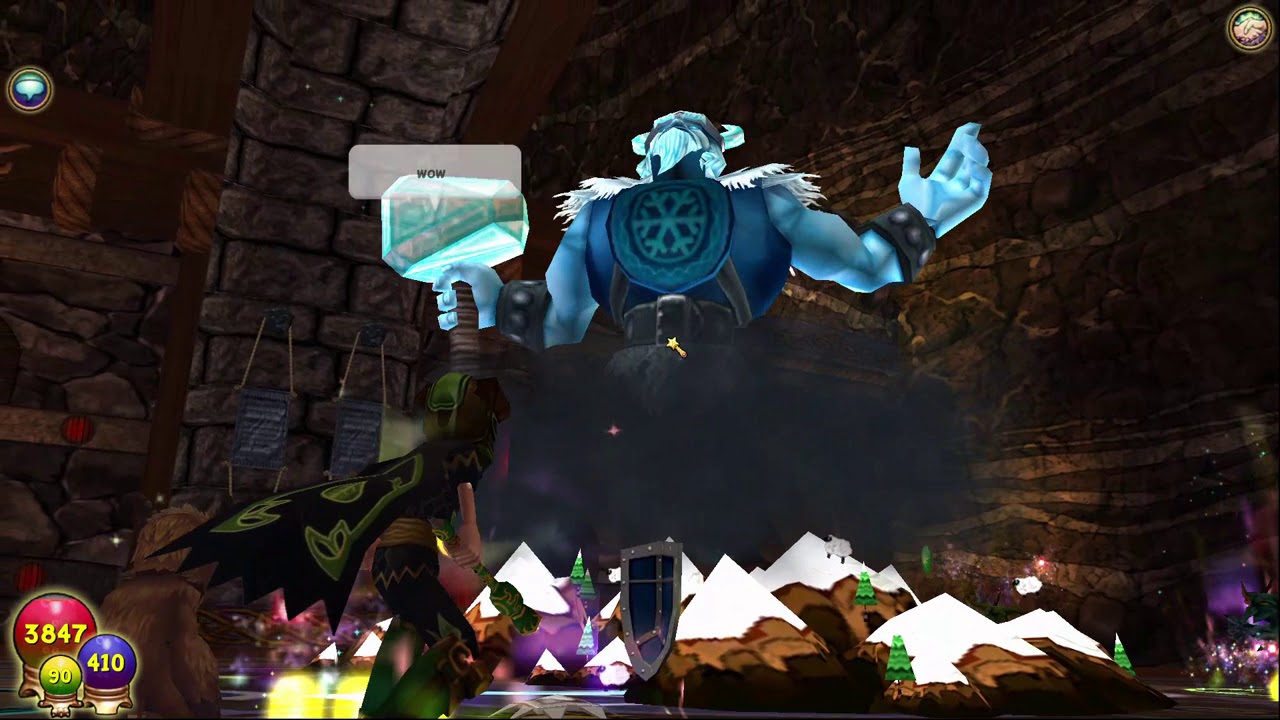 Wizard101 - Solo Winterbane Hall tier 5 - Archmage (80) theurgist - YouTube