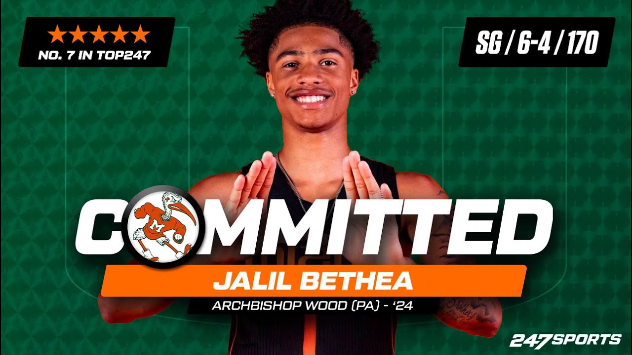 WATCH: 5-star SG Jalil Bethea commits to Miami Hurricanes LIVE on ...