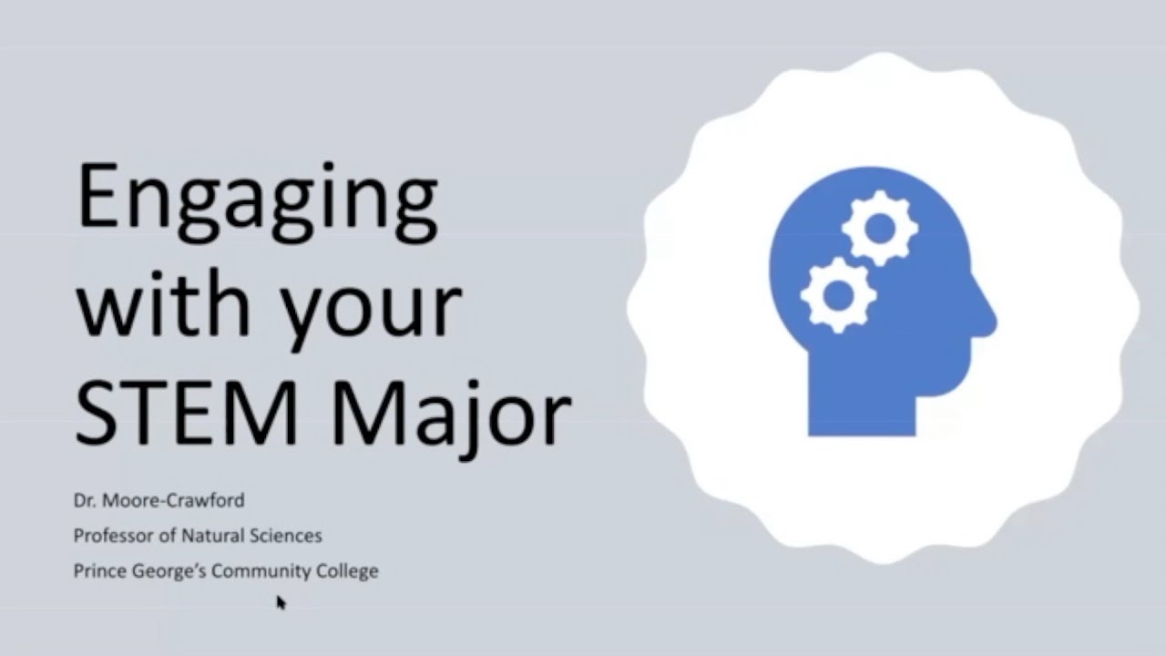 PGCC STEM Week Programs - Engaging with Your STEM Major - YouTube