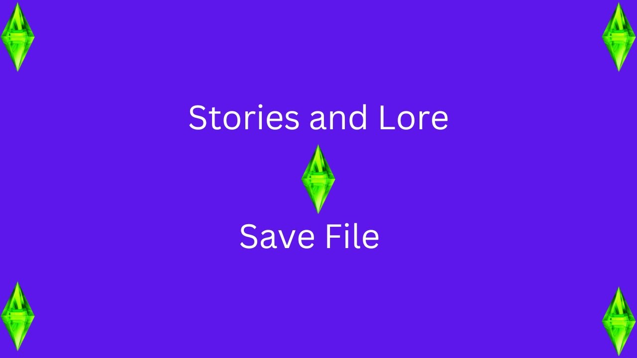 this save file fixes the sims 4 lore | Pleasant Sims Save File | Review ...