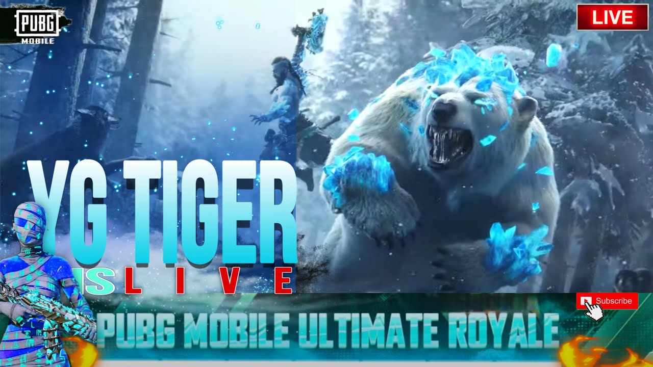 🔴PUBG MOBILE ULTIMATE ROYAL RANKED YG TIGER | PUBG MOBILE | iPad M4 Gaming #pubgmobile - YouTube