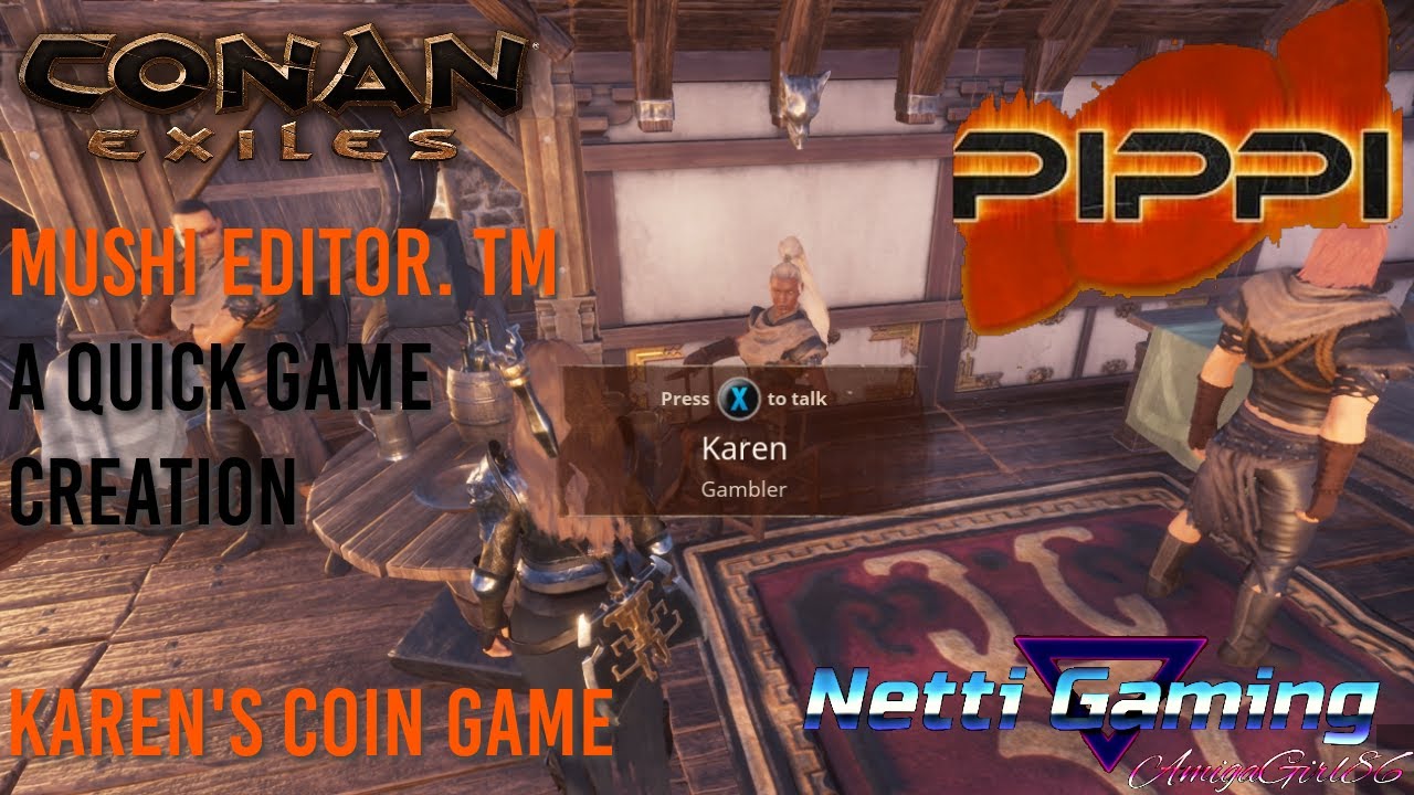 Conan Exiles - Mushi Editor - Ep 2 - Gambler Karen - YouTube