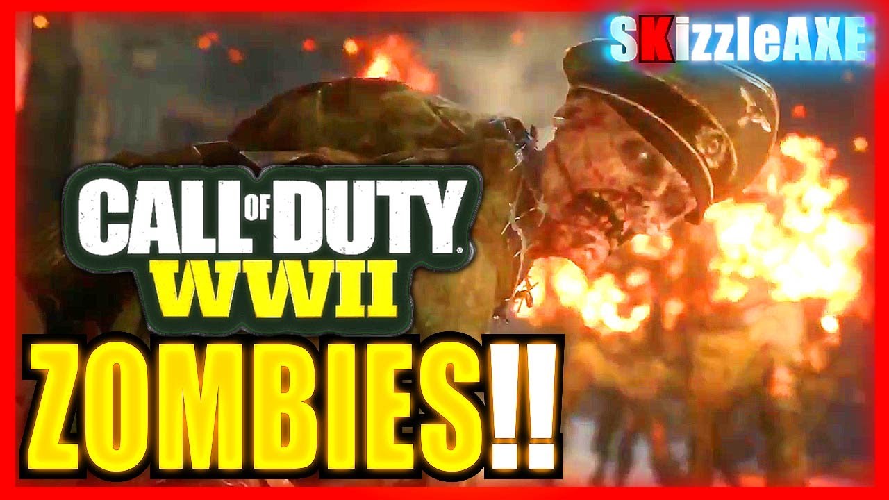 WW2 ZOMBIES GAMEPLAY TRAILER (Call of Duty World War 2 Zombies Reveal ...
