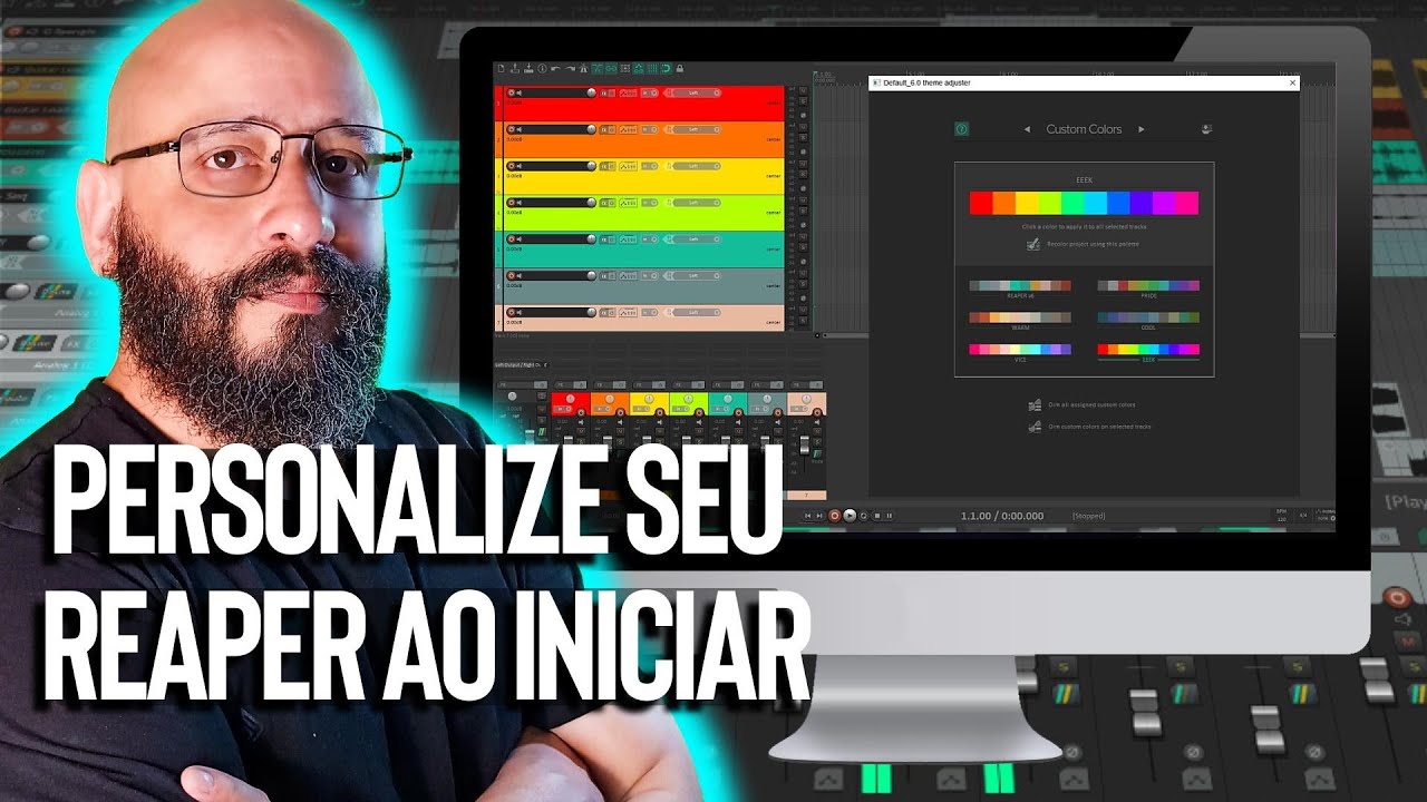 PERSONALIZE o REAPER do seu jeito ao INICIAR / #AssimFicaFácil N°2 / # ...
