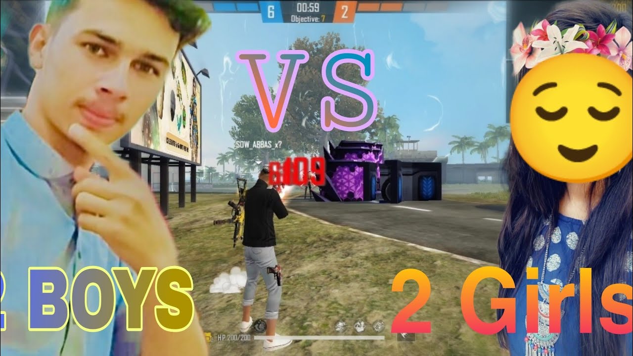 2 Boys Vs 2 Girls 👸 -intence Battle Must Watch!! 🔥_ Garena Free Fire # ...