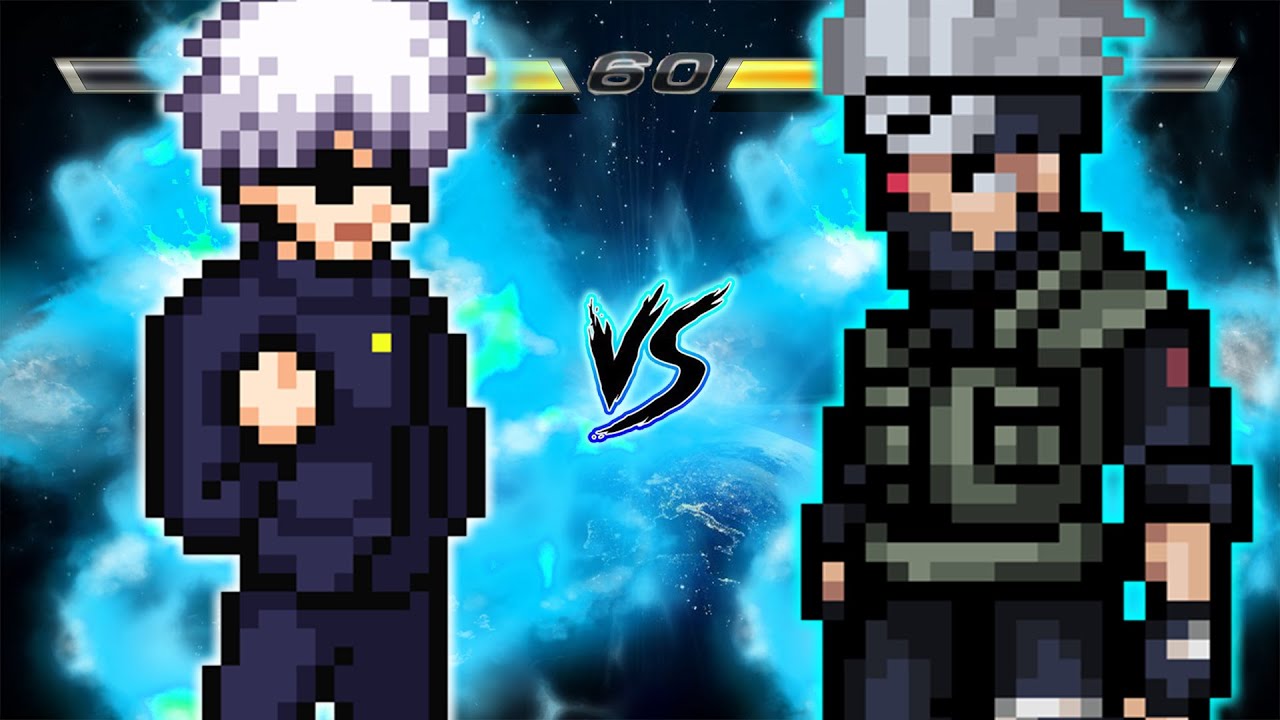 TEEN GOJO RN V.2 VS DMS KAKASHI V.1 - YouTube