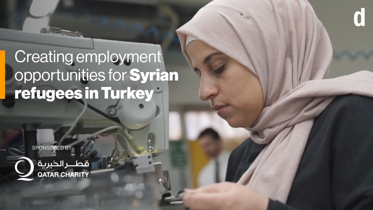 Creating employment opportunities for Syrian refugees in Turkey - YouTube