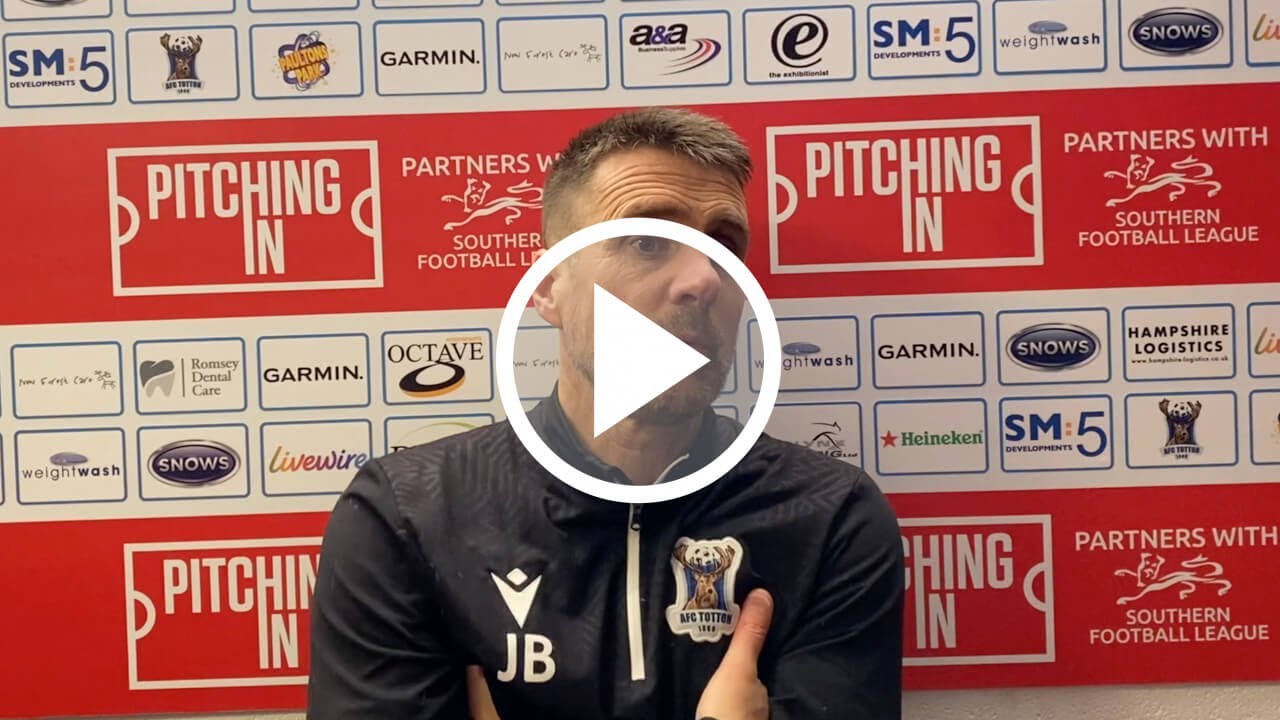 Jimmy Ball Post-Match Interview | AFC Totton 2-0 Plymouth Parkway ...