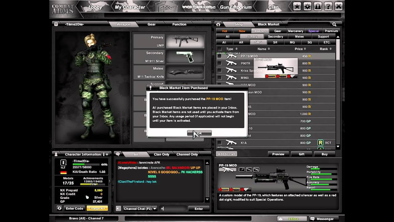 Combat Arms Permanent Weapon - YouTube