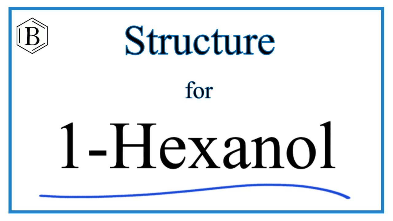 how-to-write-the-structure-for-1-hexanol-also-called-hexan-3-ol-youtube