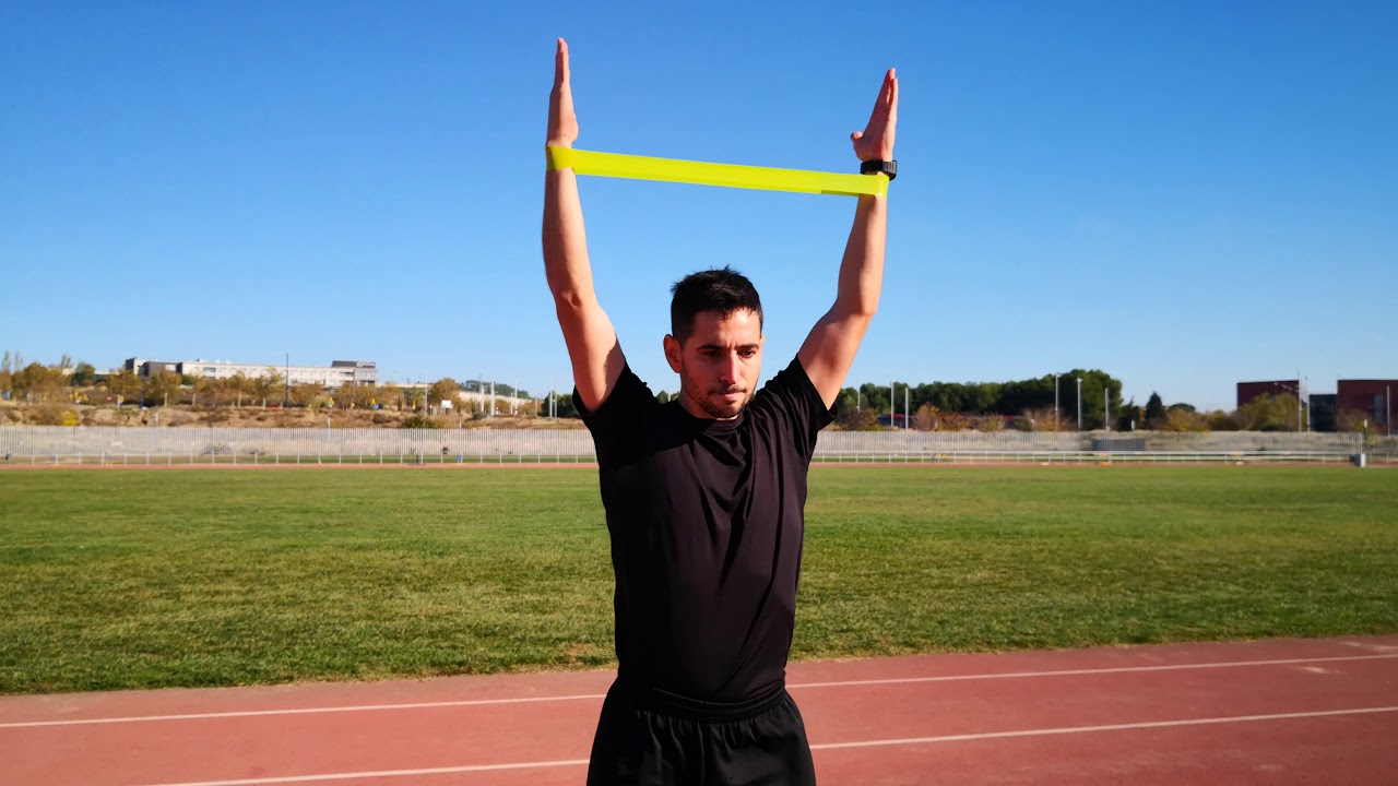 Shoulder reach con miniband - YouTube