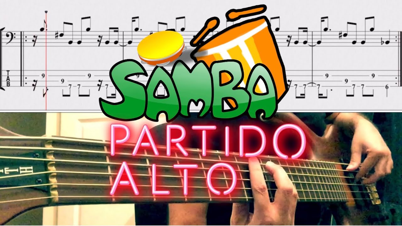 Basslines Only #5 - SAMBA Partido Alto with Playalong, Notation and Tab ...