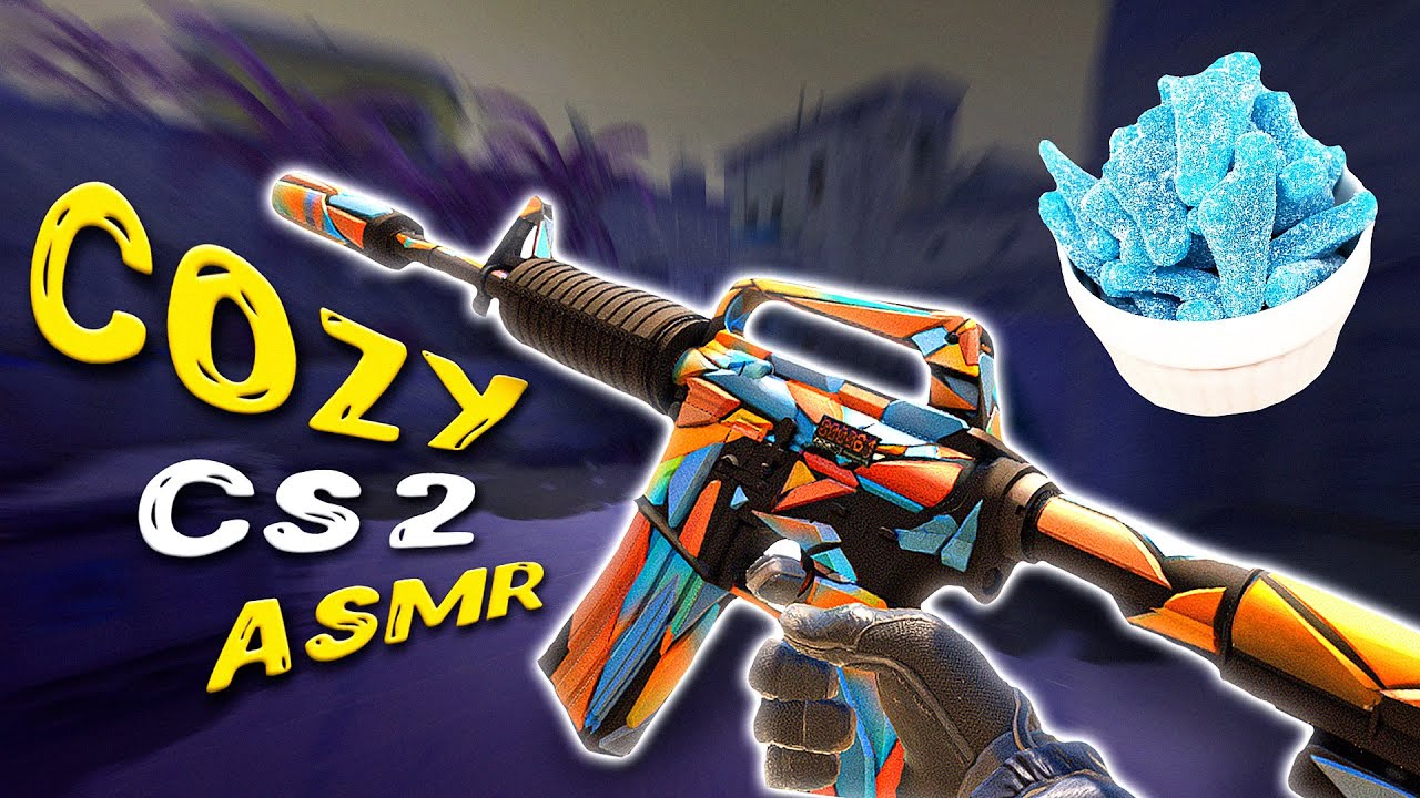 💥 RELAXING CS2 ASMR 🍍 Eating Sour Candies, Whispering, Keyboard Sounds ...