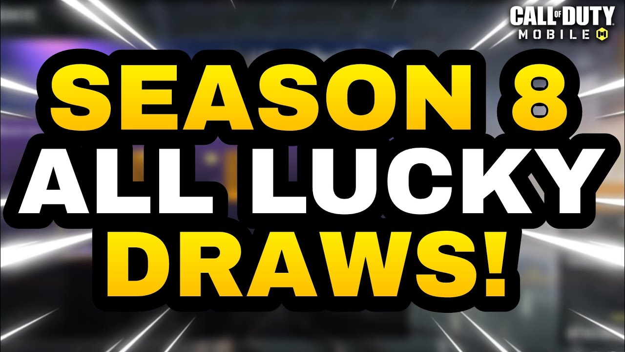 CODM Season 8 All Lucky Draws! COD Mobile Season 8 Leaks! S8 CODM ...