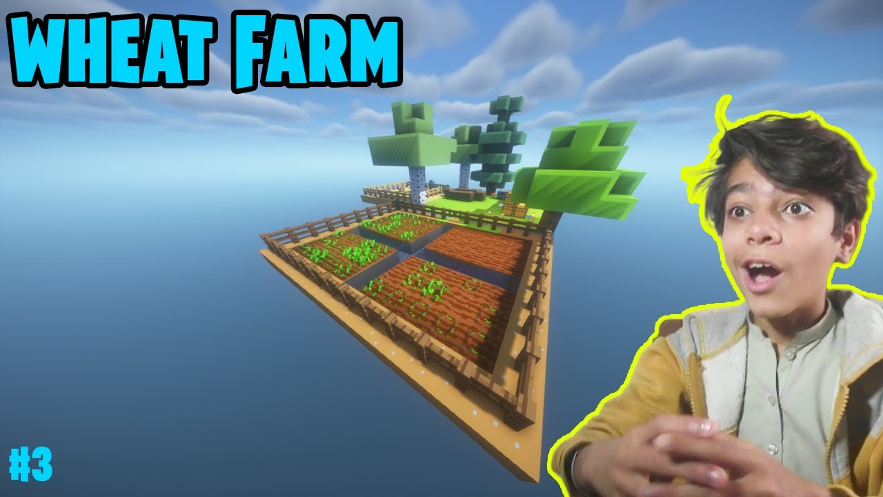 I MADE WHEAT FARM - YouTube