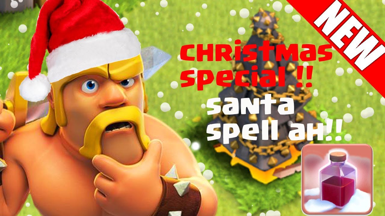 NEW UPDATES!! | UNLIMITED "Santa surprise "| clash of clan | christmas ...