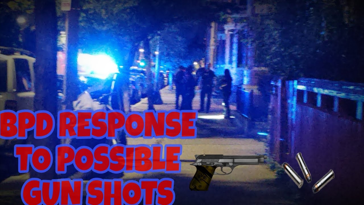 Boston PD response to possible shots fired - YouTube