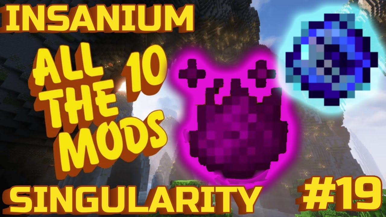 Craft Automático de Insanium e Singularidade no Minecraft ATM 10 ...