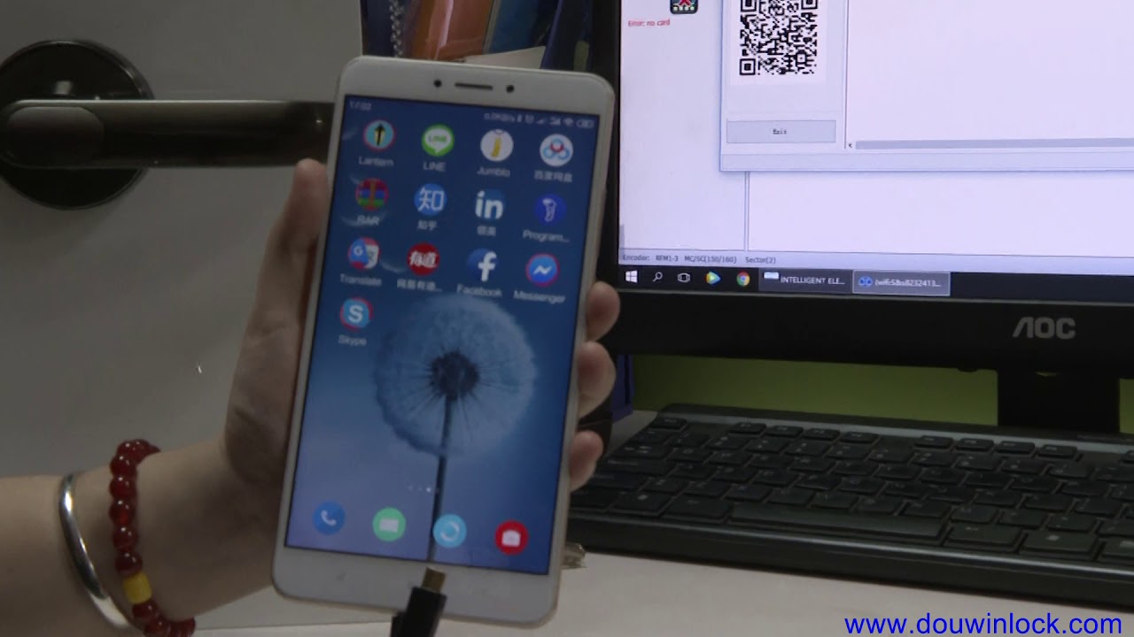 DouWin Lock video for Hotel lock System - YouTube