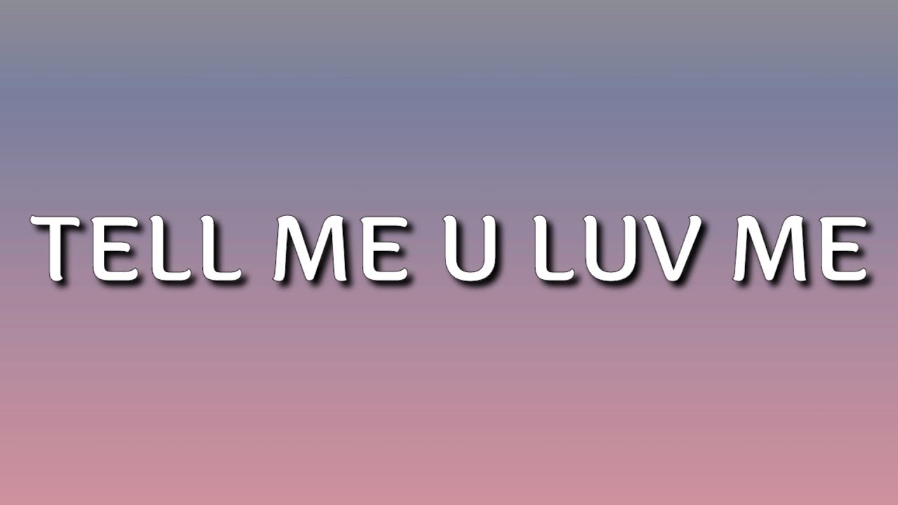 Juice WRLD - Tell Me U Luv Me (Lyrics) Ft. Trippie Redd - YouTube