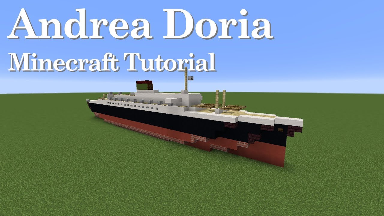 SS Andrea Doria | Minecraft Tutorial | 1:5 Scale - YouTube