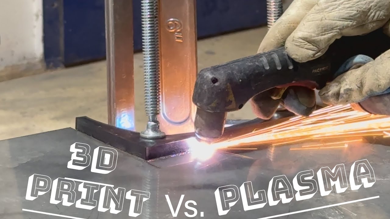 3d printed plasma template round 1 - YouTube