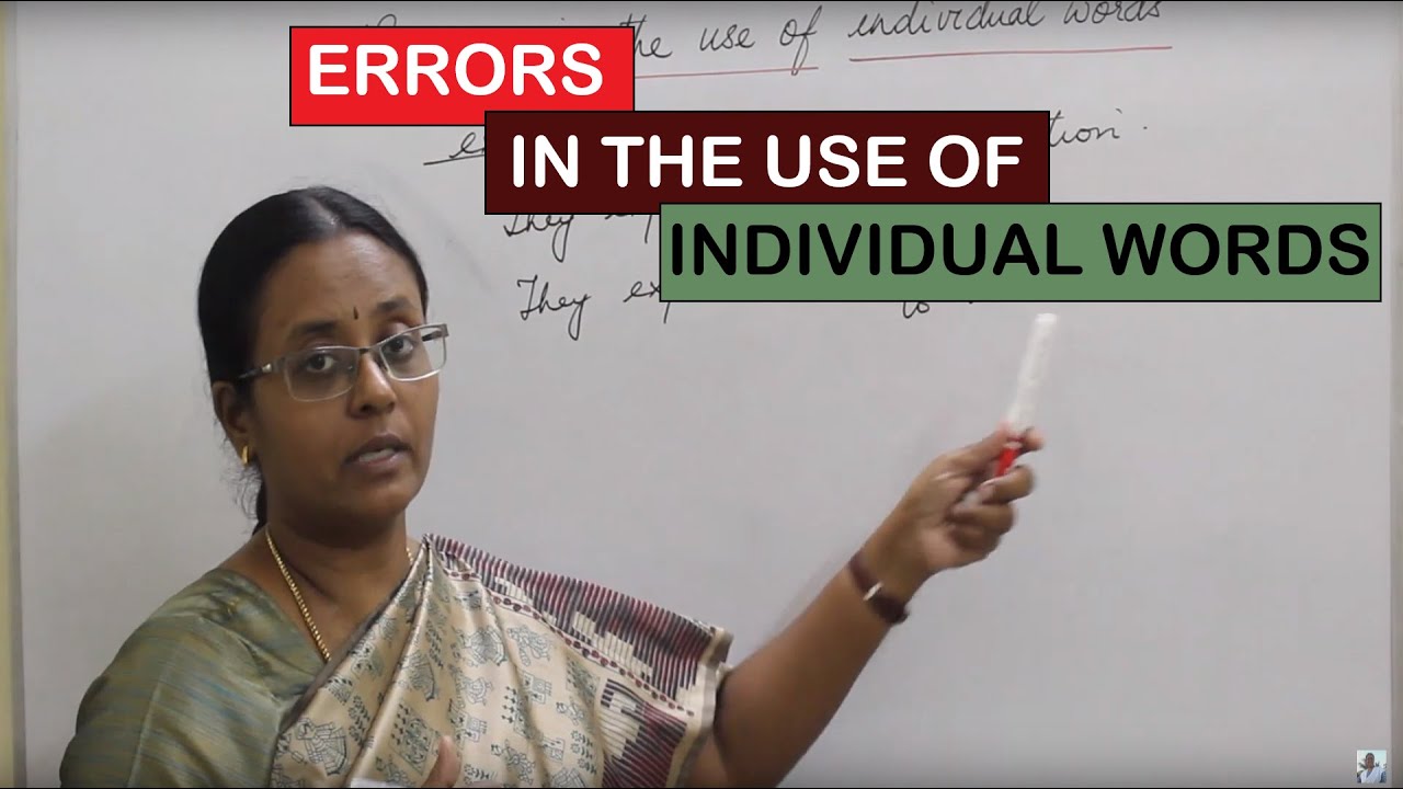 [TAMIL] Errors in the use of individual words -- The difference between ...