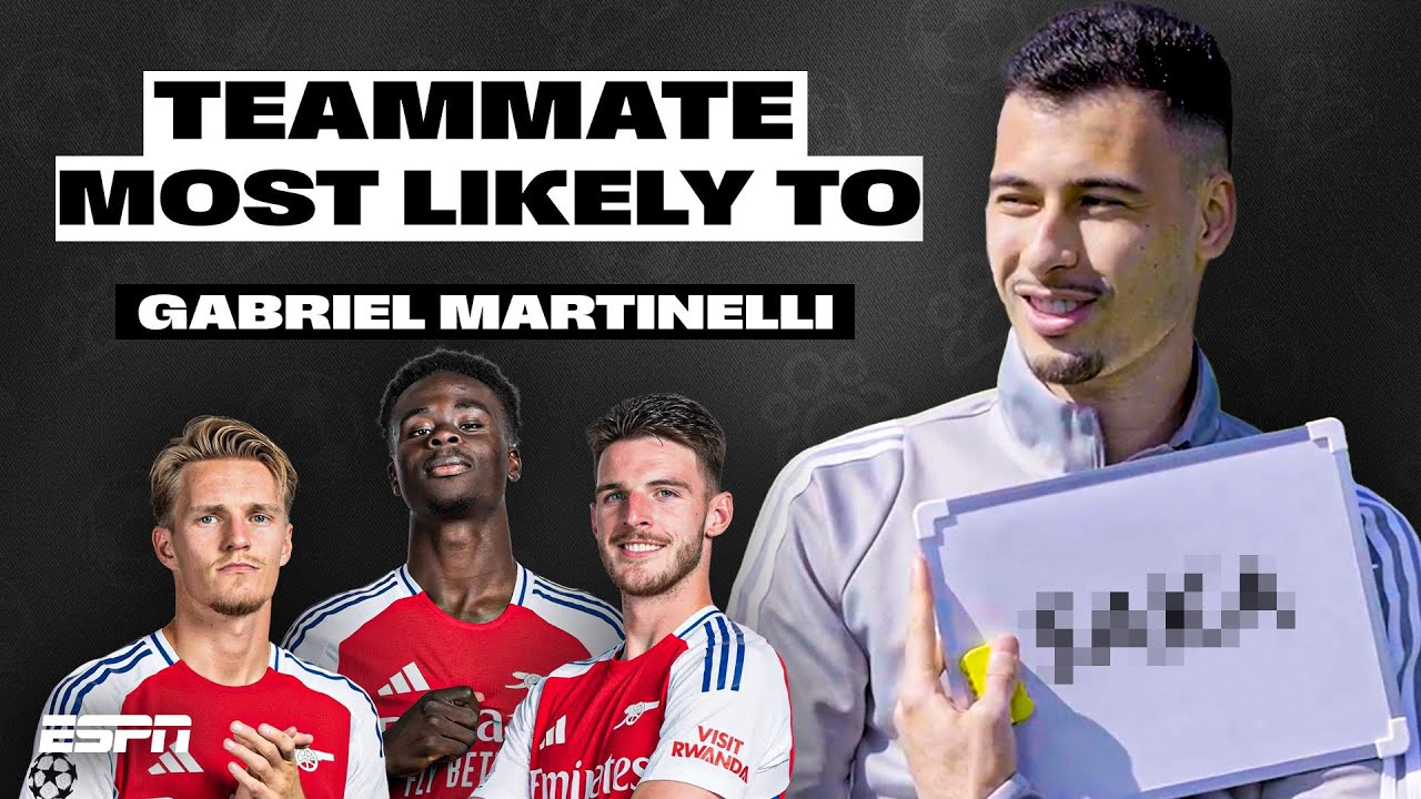 Which Arsenal STAR does Gabriel Martinelli see becoming a manager? | ESPN FC - YouTube
