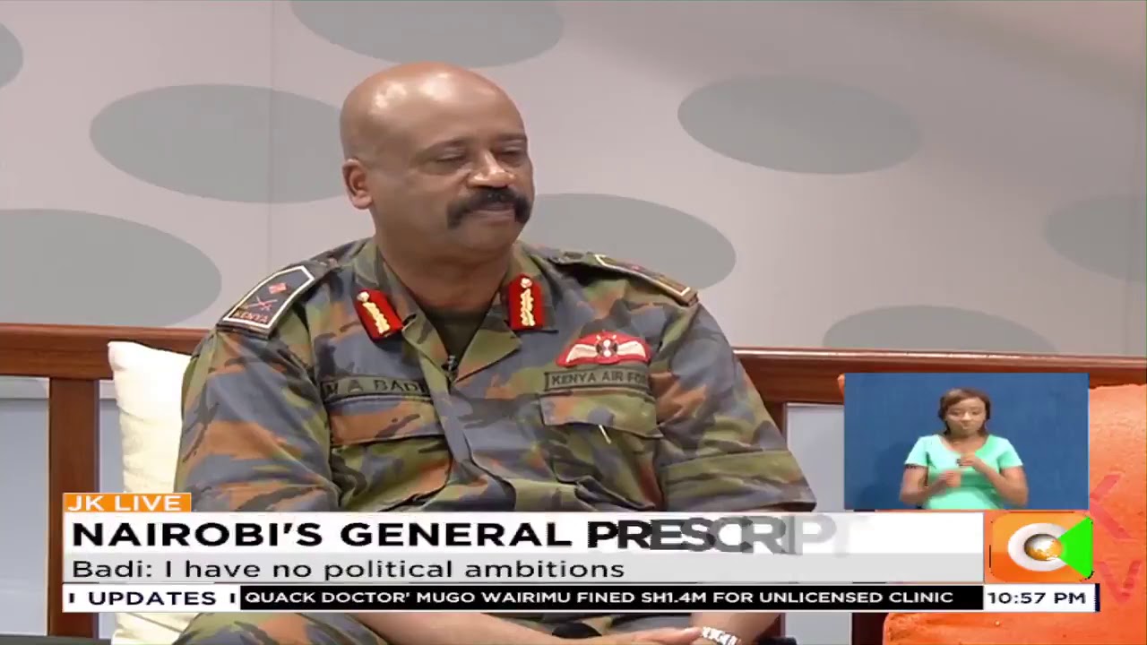 Major General Mohammed Badi talks about Military during JKL - YouTube