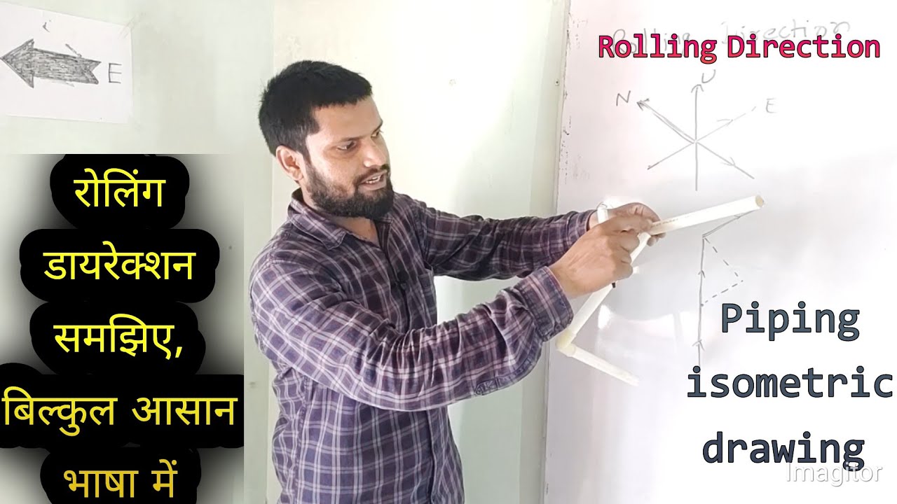 isometric drawing rolling Direction | umar india Pvt Ltd - YouTube