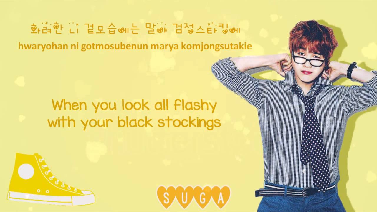 BTS Converse High Color Coded Hangul Rom Eng Lyrics - YouTube