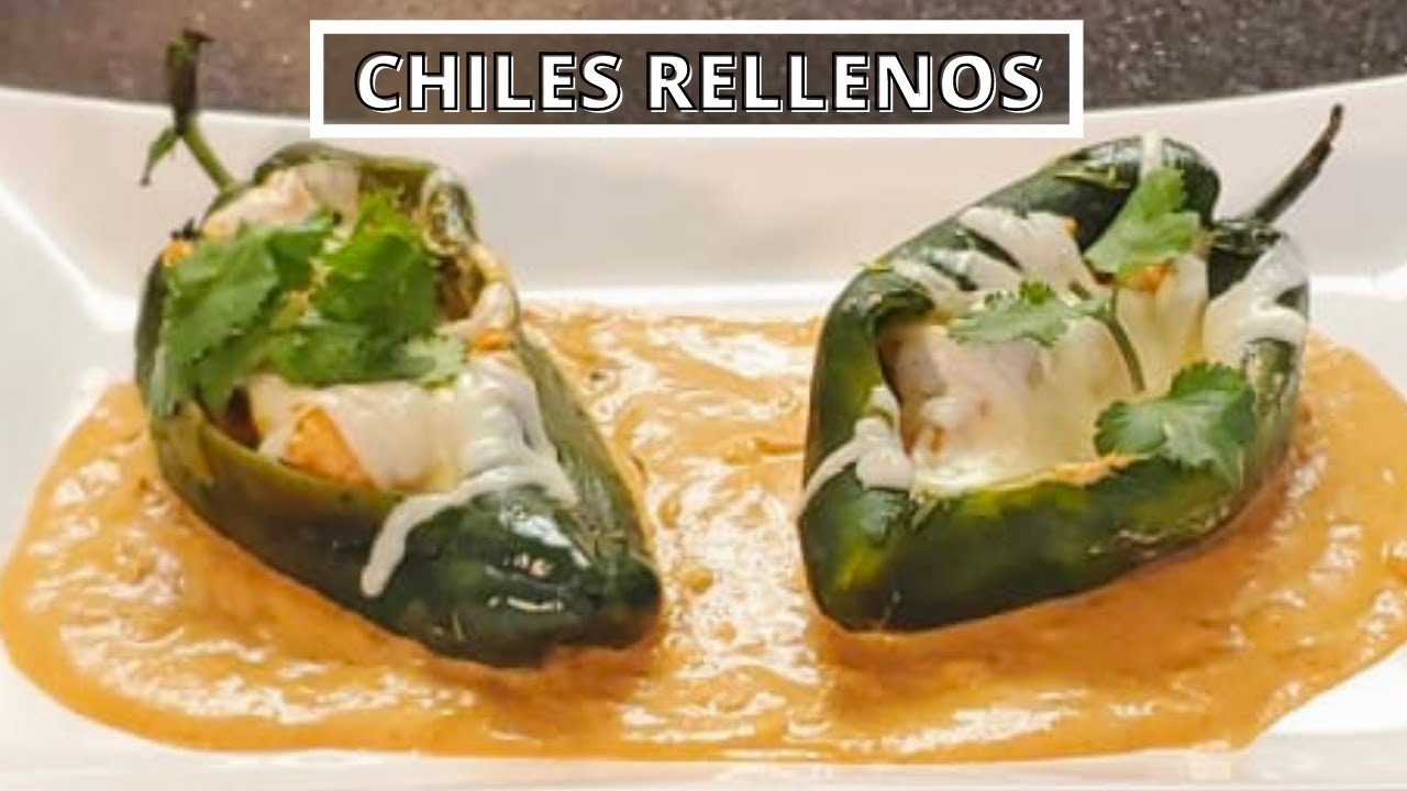 Chiles Rellenos de Camarón y Queso Acompañados con una Deliciosa Salsa ...