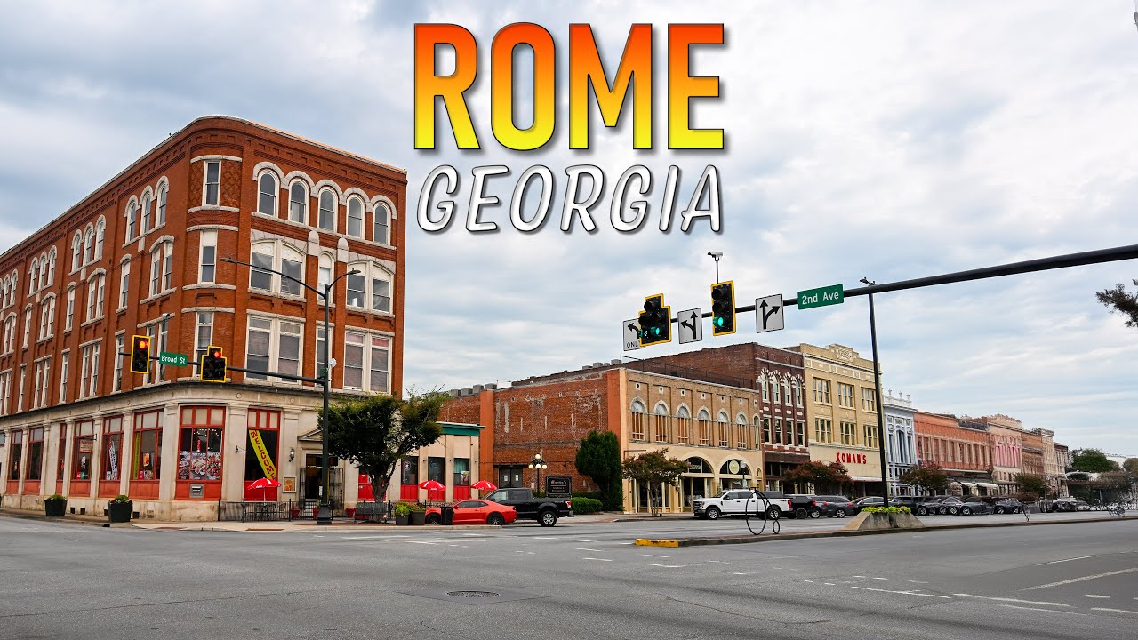 Rome Georgia Driving Through - YouTube