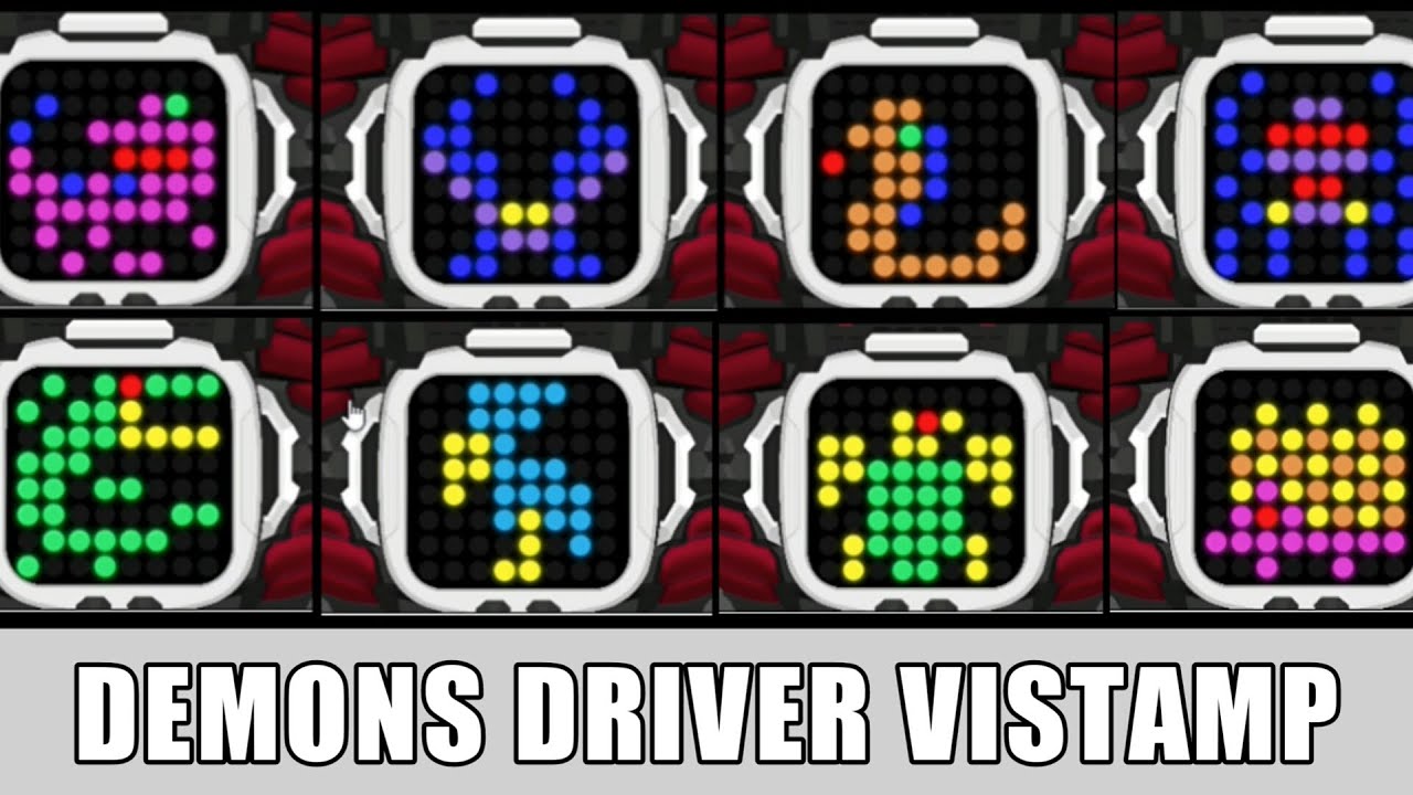 ALL VISTAMP DEMONS DRIVER- Kamen Rider Revice Simulator - YouTube