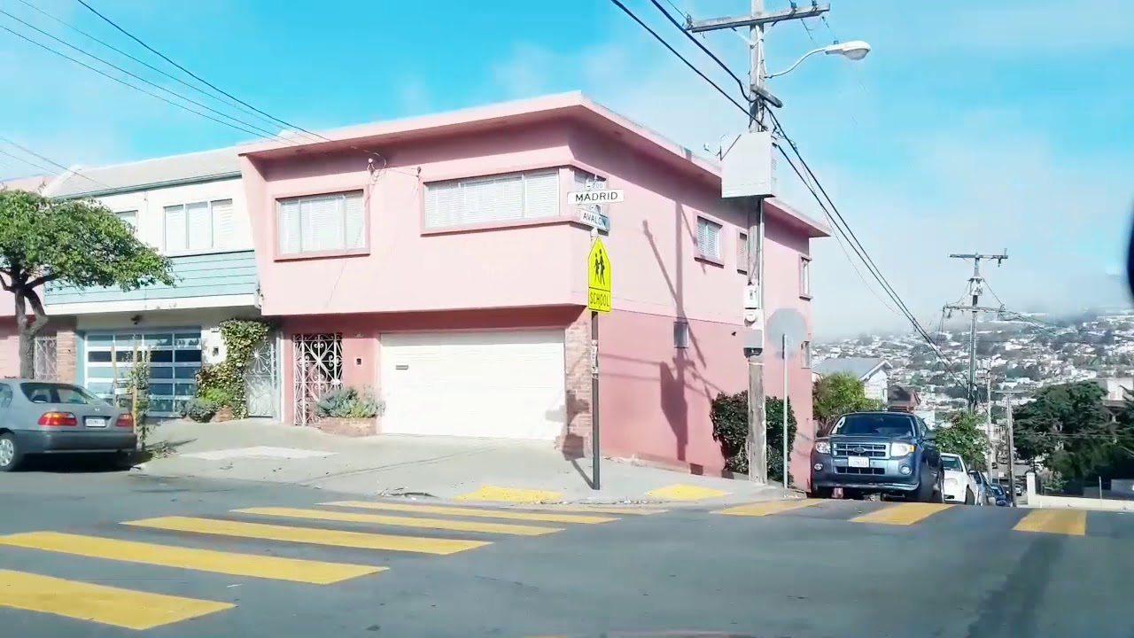 2/2 Part Excelsior District tour. San Francisco🚗🚗🚗7/8/2018 - YouTube