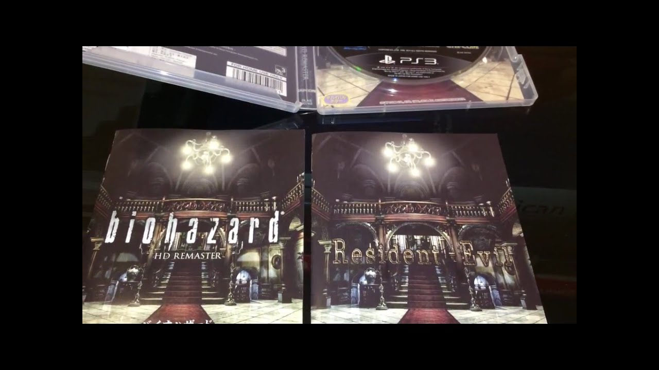 Resident Evil HD Remaster (PS3) unboxing & gameplay - YouTube