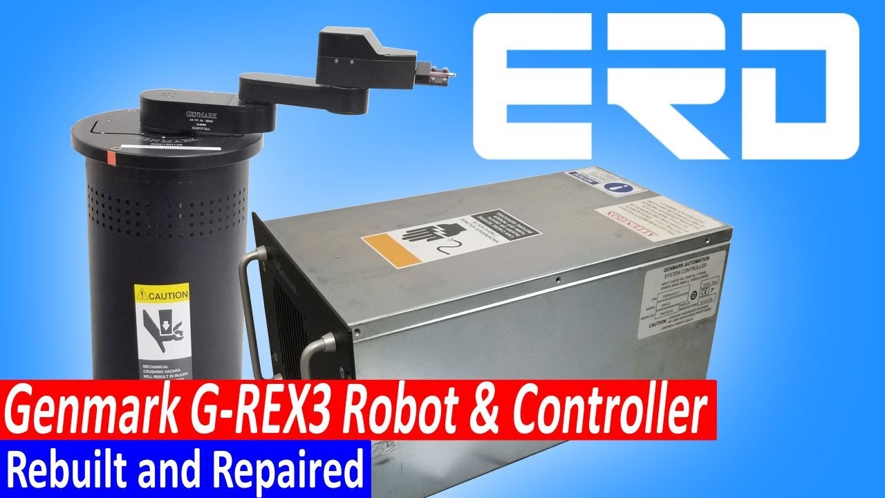 Repaired Genmark Automation g-rex3 2LA081864 Robot and 980860015 Controller with 3 Year Warranty ...