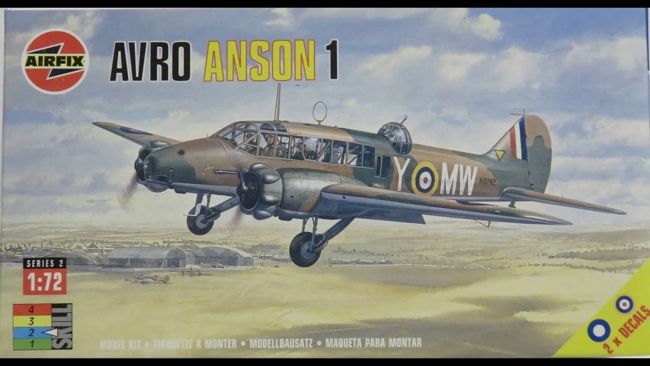 Airfix 1/72 AVRO Anson 1 Kit# 02009 - YouTube