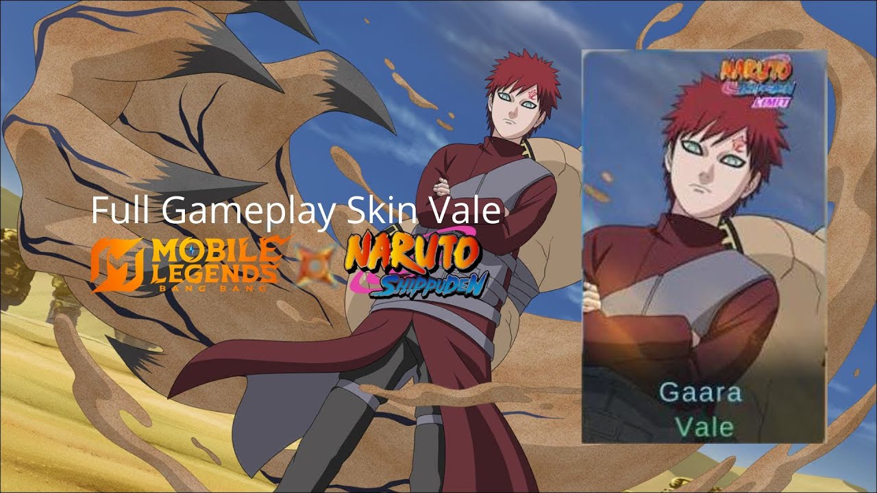 Full Gameplay Skin Gaara | Mobile Legend X Naruto Shippuden - YouTube