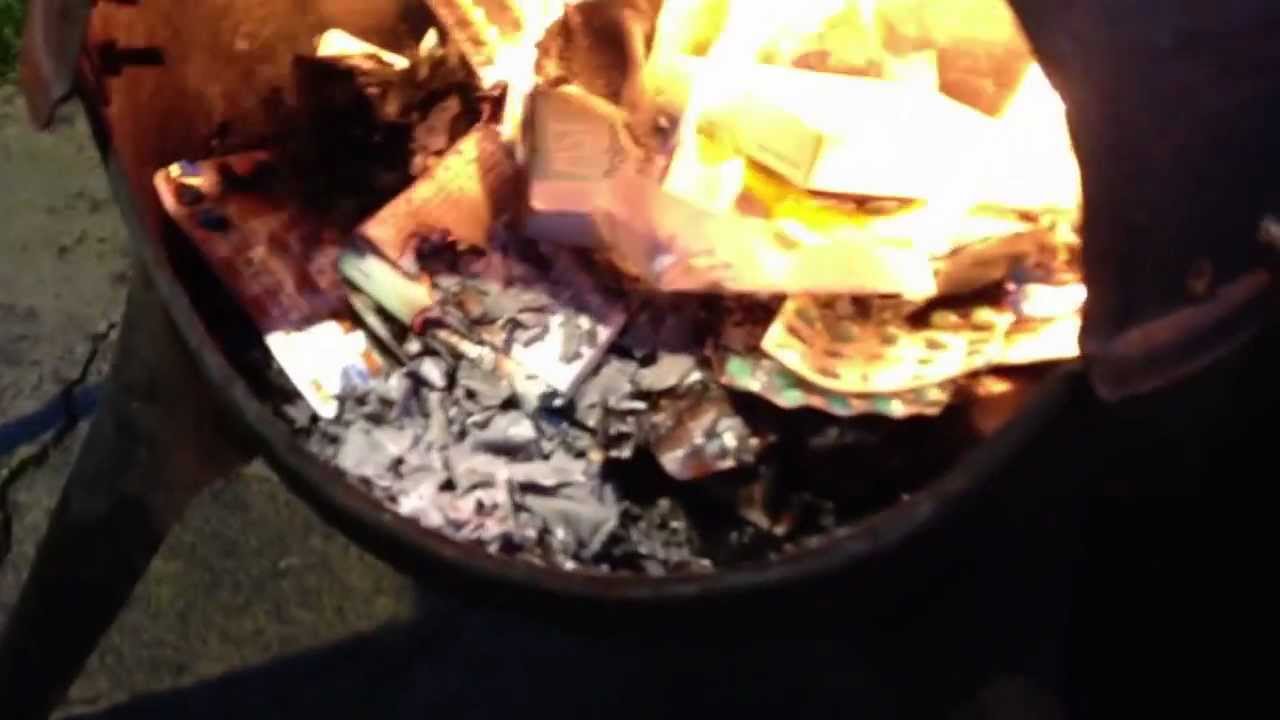 Medication Burning Ceremony Part 1 - Oxycontin, Morphine, Oramorph ...